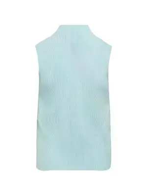 CFCL Portrait Ribbed High Neck Top