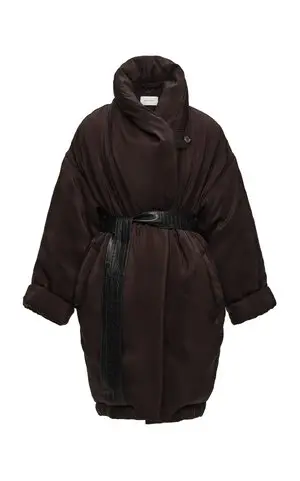 Magda Butrym Wool-blend Puffer Coat - Brown