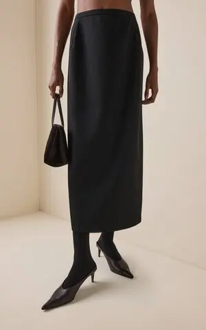 Magda Butrym Wool Midi Skirt