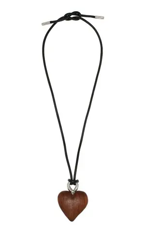 JULIETTA Verona Rhodium-plated Wood Necklace
