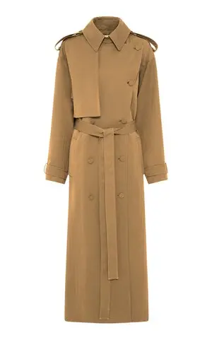 Gabriela Hearst Tellus Double-breasted Virgin-wool Coat - Tan