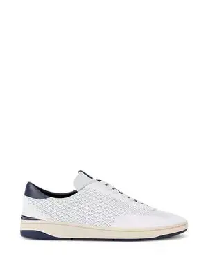 Michael Kors Perforated Leather Sneakers - White