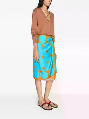 Dries Van Noten V-neck Embellished Knitwear - Brown