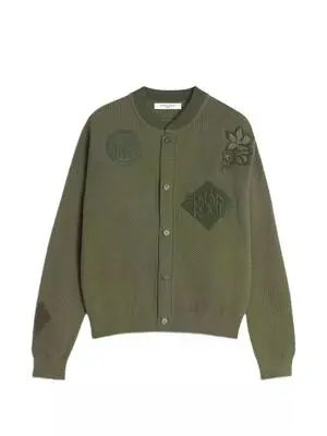 Maison Kitsuné Buttoned Appliqué Cardigan