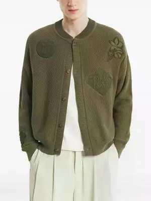 Maison Kitsuné Buttoned Appliqué Cardigan