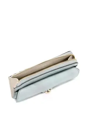 Furla Sfera Zip Leather Card Case - Blue