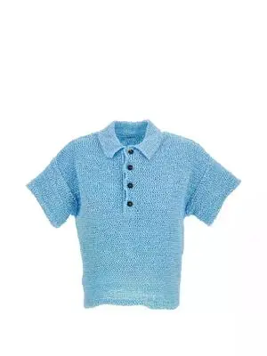 HAIKURE Merle Polo Shirt - Blue