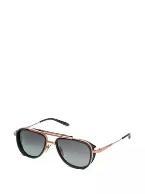 AKONI Spitzer Browline Sunglasses - Black