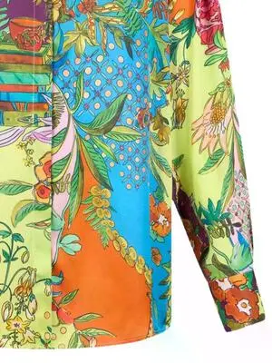 Liu Jo Buttoned Printed Shirt - Green