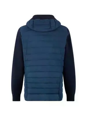 MOORER Padded Hooded Jacket - Blue