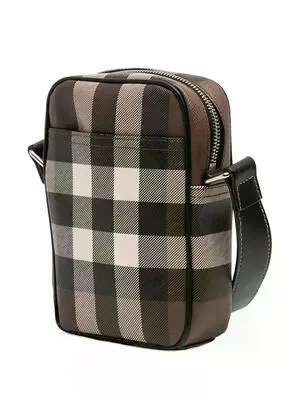 Burberry Giant Check E-canvas Vertical Paddy Crossbody Bag