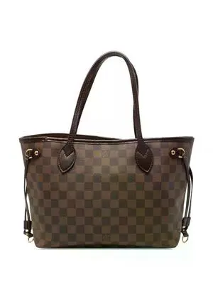 LOUIS VUITTON Damier Ebene Neverfull Pm Tote
