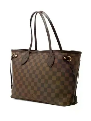 LOUIS VUITTON Damier Ebene Neverfull Pm Tote