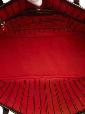 LOUIS VUITTON Damier Ebene Neverfull Pm Tote