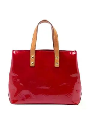 LOUIS VUITTON 2007 Monogram Vernis Reade Pm Handbag - Red
