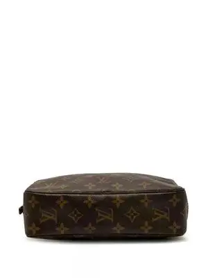 LOUIS VUITTON 1986 Monogram Trousse Toilette 23 - Brown