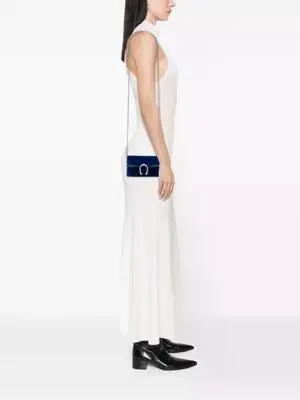 Gucci Mini Velvet Dionysus Crossbody Bag - Blue