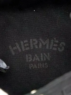 Hermès 2000-2020 Chevron Canvas Fourre Tout Pouch