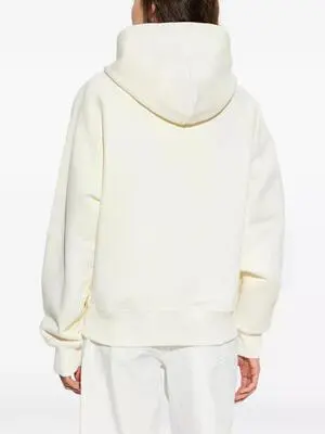 AMI Paris De Coeur Drawstring Hooded Sweater - Neutrals