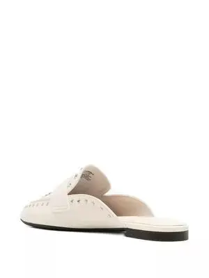 TAMARIS Leather Mules - Neutrals