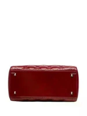 Dior 2017 Lady Medium Patent Cannage Satchel