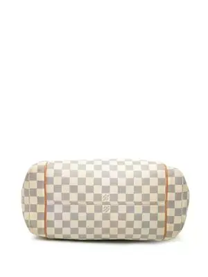 LOUIS VUITTON 2014 Damier Azur Totally Mm Tote Bag - White