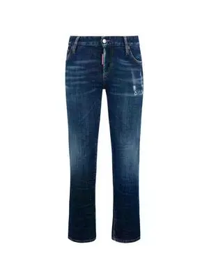 Dsquared2 Distressed Trousers - Blue