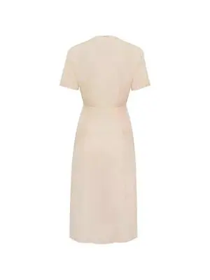 TWINSET Buckle Wrap Dress - Pink