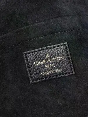 LOUIS VUITTON Felicie Pochette Monogram Empreinte Leather Crossbody Bag - Black