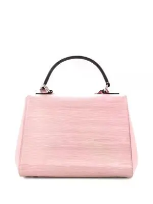 LOUIS VUITTON Cluny Top Handle Bag Epi Leather Mini Satchel - Pink