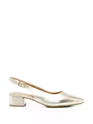 TAMARIS Slingback Pumps - Gold