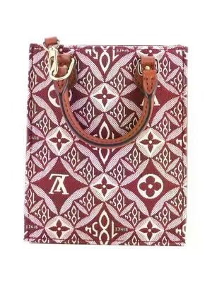 LOUIS VUITTON Petit Sac Plat Since 1854 Monogram Jacquard - Red