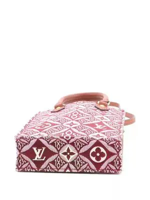 LOUIS VUITTON Petit Sac Plat Since 1854 Monogram Jacquard - Red
