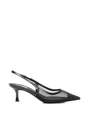 Moschino Mesh Point-toe Pumps