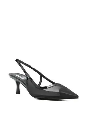 Moschino Mesh Point-toe Pumps