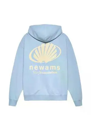 NEW AMSTERDAM SURF ASSOCIATION Logo-print Drawstring Hoodie