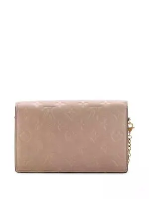 LOUIS VUITTON Vavin Chain Wallet Nm Monogram Empreinte Leather Crossbody Bag - Neutrals