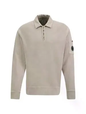 C.p. Company Zip Up Polos For Men