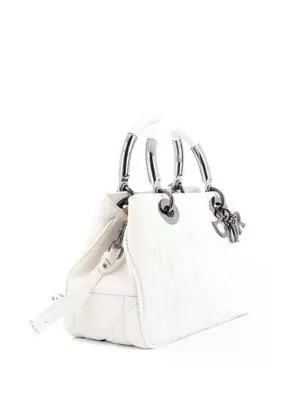 Dior Lady 95.22 Cannage Embossed Leather Medium Tote Bag