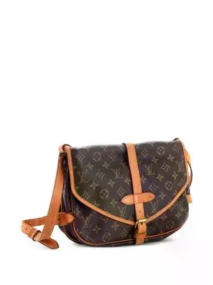 LOUIS VUITTON Saumur Handbag Monogram Canvas 30 - Brown