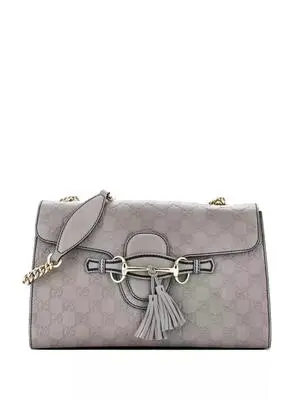 Gucci Emily Chain Flap Bag Sisma Leather Medium