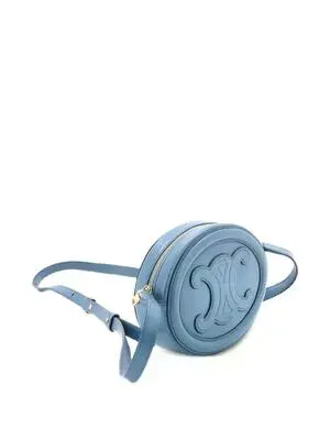 Celine Triomphe Oval Mini Crossbody Bag - Blue
