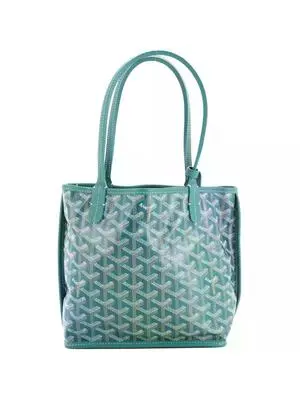 Goyard Anjou Reversible Mini Tote Coated Canvas - Green