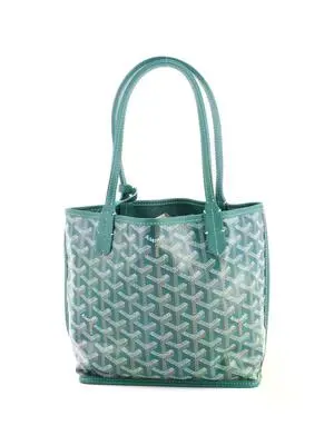 Goyard Anjou Reversible Mini Tote Coated Canvas - Green