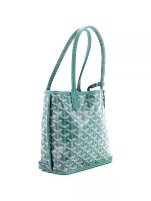 Goyard Anjou Reversible Mini Tote Coated Canvas - Green