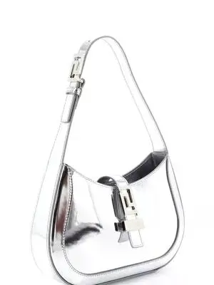 Versace Greca Goddess Small Hobo Bag - Silver