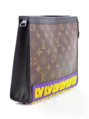 LOUIS VUITTON Pochette Voyage Limited Edition Mm Clutch - Brown