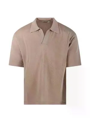 ROBERTO COLLINA V-neck T-shirt - Neutrals