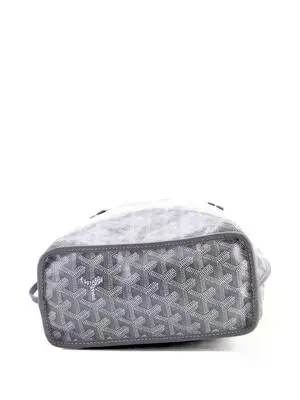 Goyard Anjou Reversible Mini Tote Coated Canvas Satchel - Grey