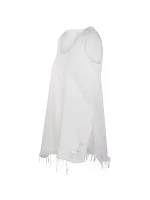 DARKPARK Frayed Sleeveless Top